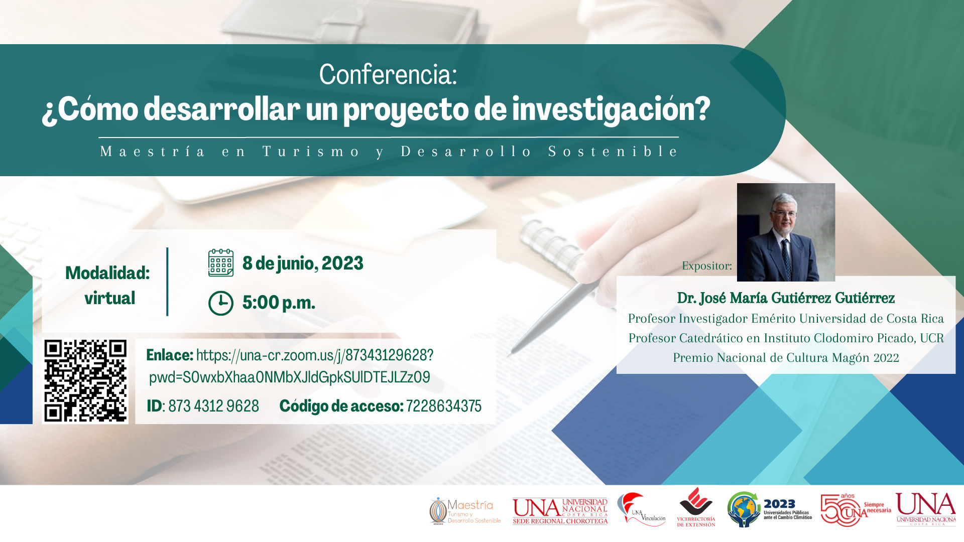 Conferencia: ¿Cómo desarrollar un proyecto de investigación? - Inicio