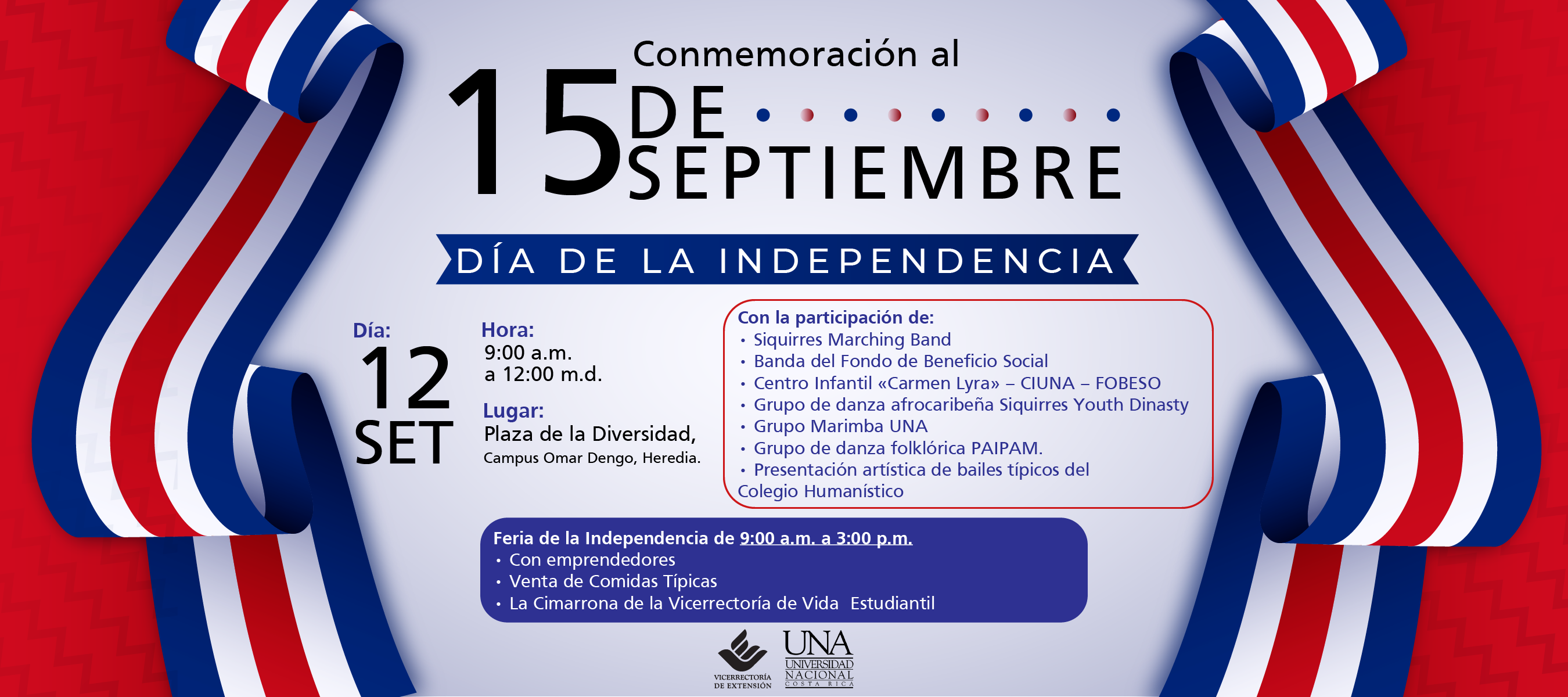 Conmemoración 204 años de la Independencia de Costa Rica - Inicio